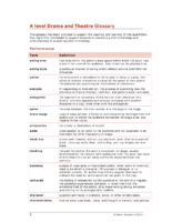 Drama – Presdales School & Sixth Form | Ware | Hertfordshire