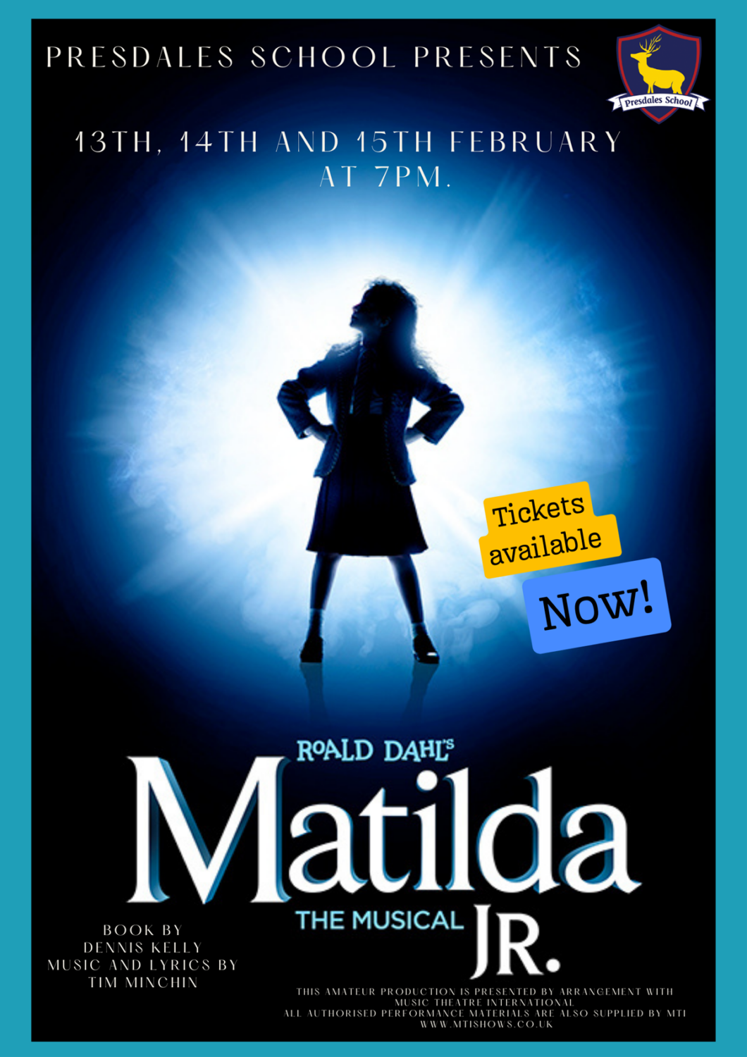 School Production – Tickets on sale now! – Presdales School & Sixth ...